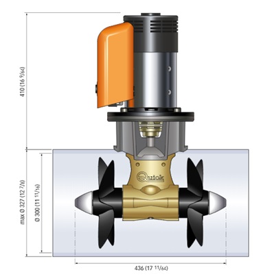 Quick Bow Thrusters | BTQ 300 DC 24V | Get A Prop USA